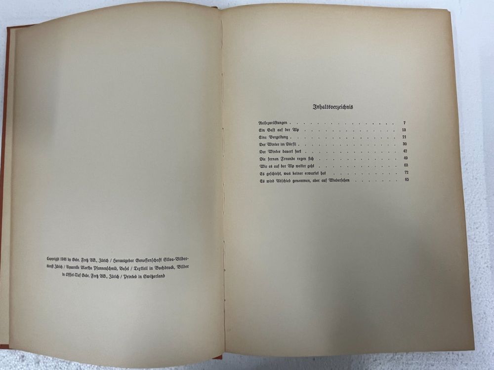 Heidi Band I + II / Copy Right 1946 /in Altdeutscher Schrift (Gebraucht ...