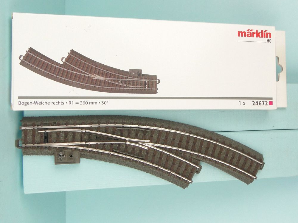 Märklin 24672 C-Gleis Bogen-Weiche rechts (Gebraucht) in Bülach für CHF ...