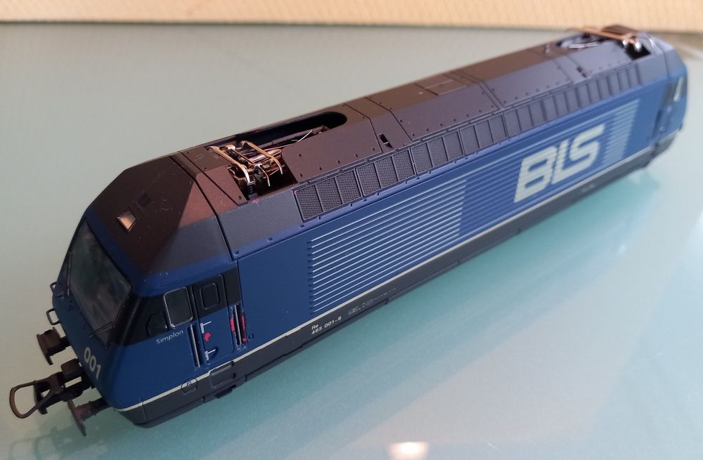 Roco Re 465 001 blau DC analog | Kaufen auf Ricardo