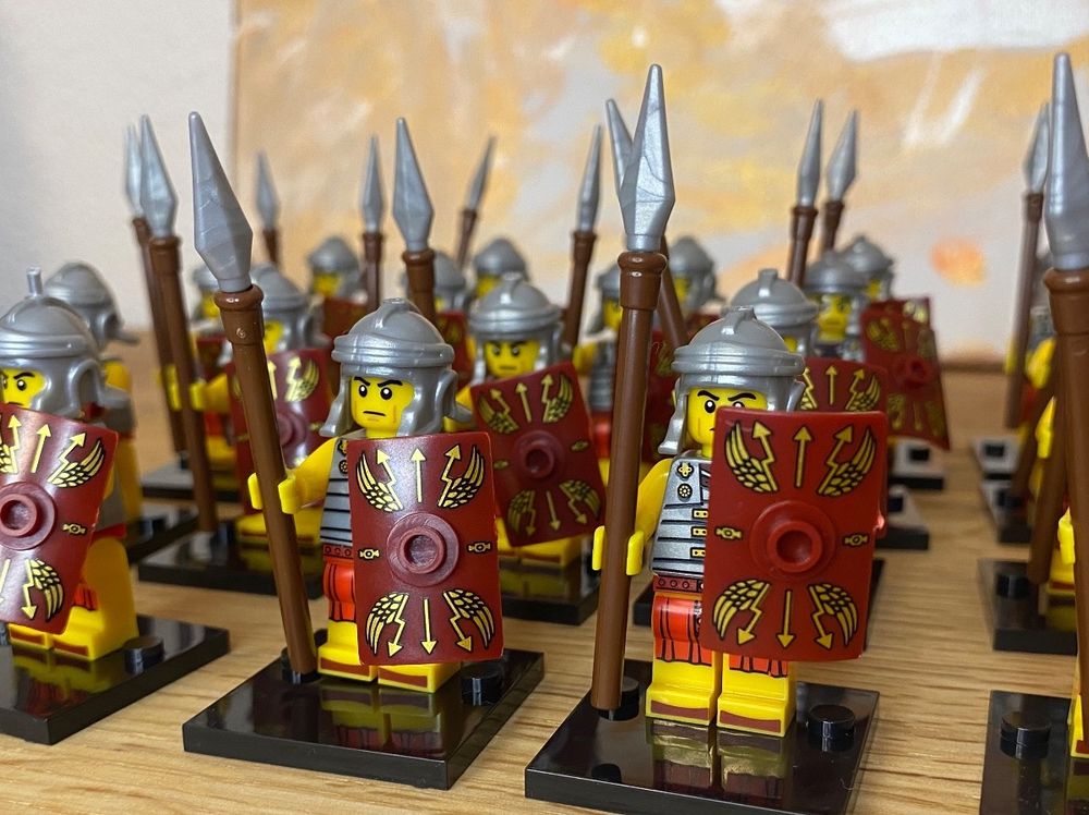 20 römische Speerträger Truppen- Figuren - Soldaten für Lego (Neu und ...