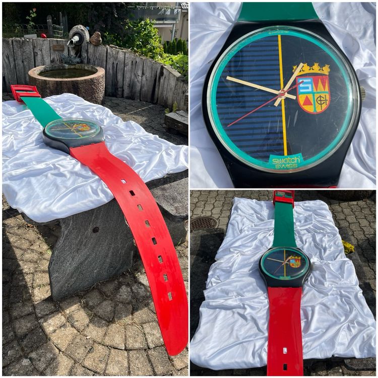 SWATCH Gent Sir 1986 MAXI WATCH XL Suisse Made (Gebraucht) in Roggwil ...