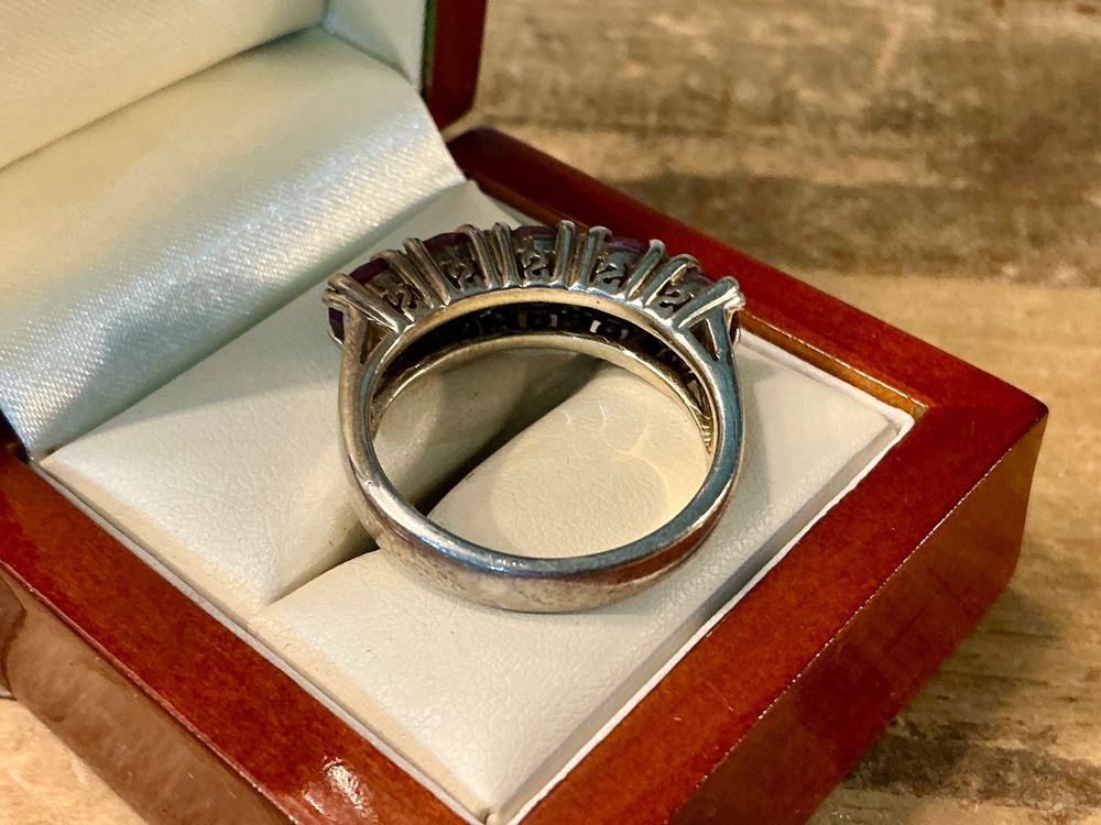 VINTAGE RING STERLING 925 RUBINE, GR.66 (GROSS) (Gebraucht) in Biglen ...
