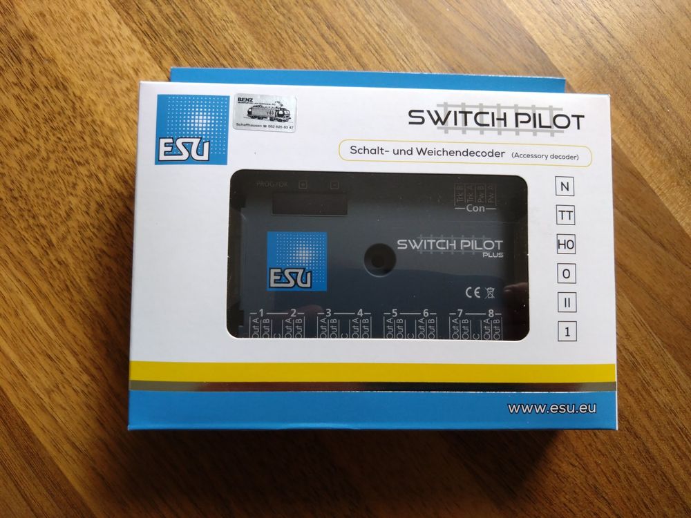 Digital Decoder ESU SwitchPilot 3 Plus Nr. 51831 DCC/MM | Kaufen auf ...