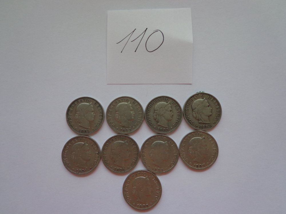 Münzen, Geld, Rappen, Franken, Sammlung, Antik (Gebraucht) in Andeer für CHF 7 – mit Lieferung ...