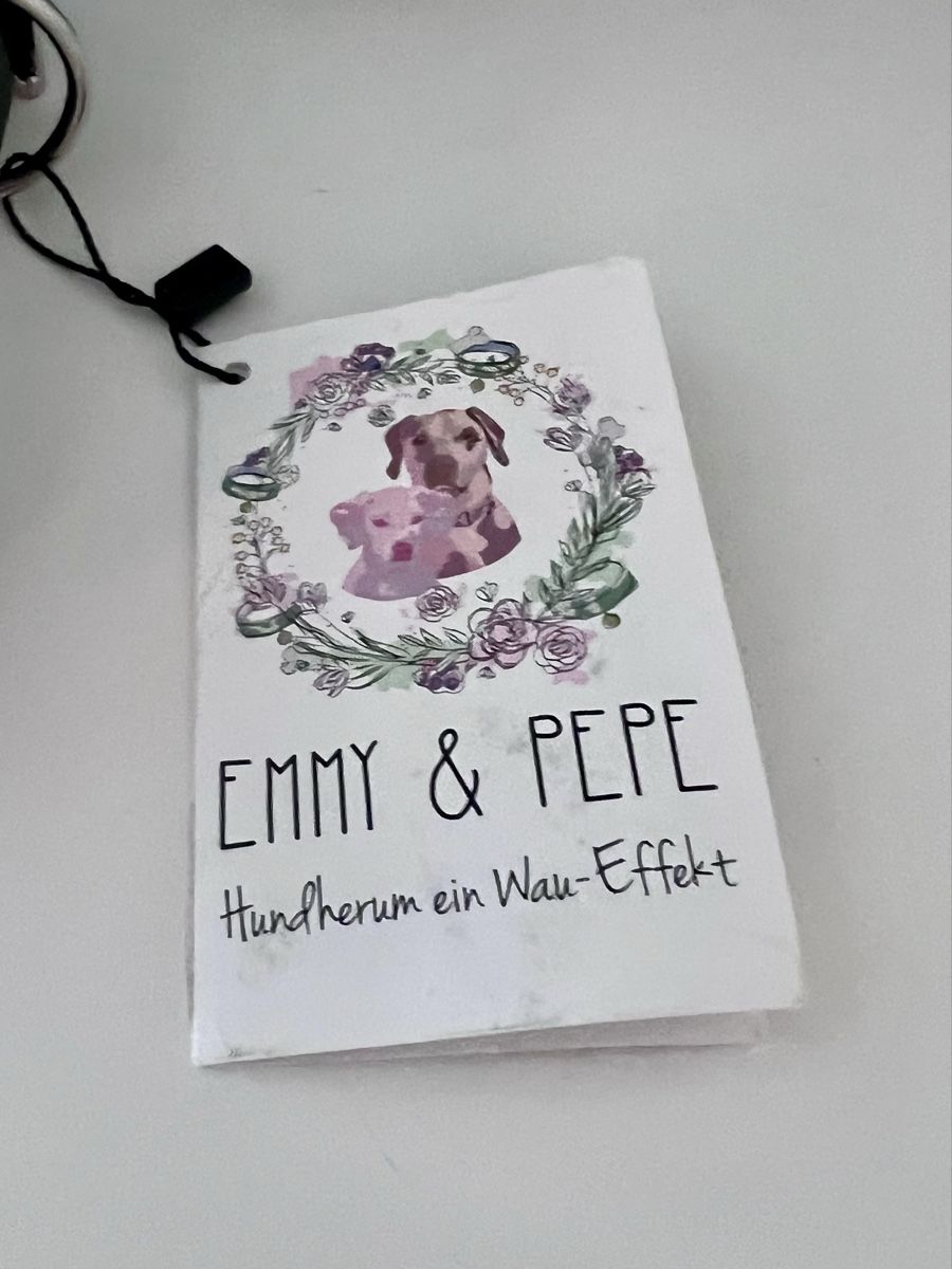 EMMY & PEPE Tauhalsband mit Perlen „Jago“ – Grösse L (39–49 (Neu und ...