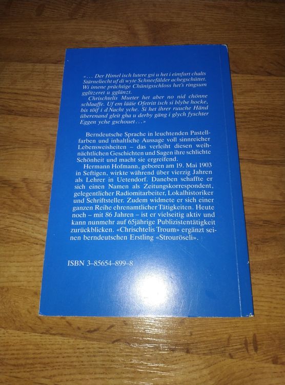 Mundart Weihnachtsgeschichten: Chrischtelis Troum (Gebraucht) in ...