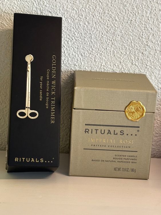Rituals Imperial Rose Kerze + Kerzendochtschneider NEU (Neu und ...