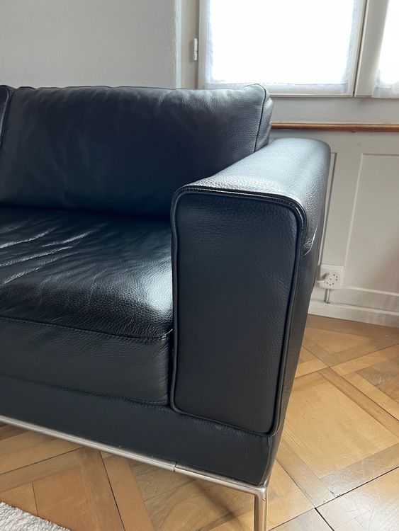Ledersofa schwarz, IKEA Arild | Kaufen auf Ricardo