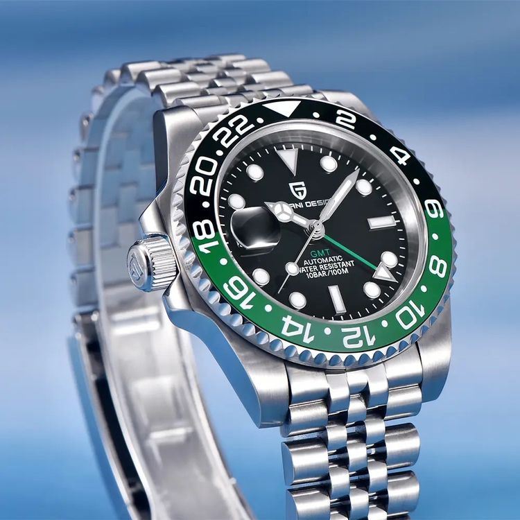Montre Pagani Design GMT Verte Jubilee (Neu und originalverpackt) in ...