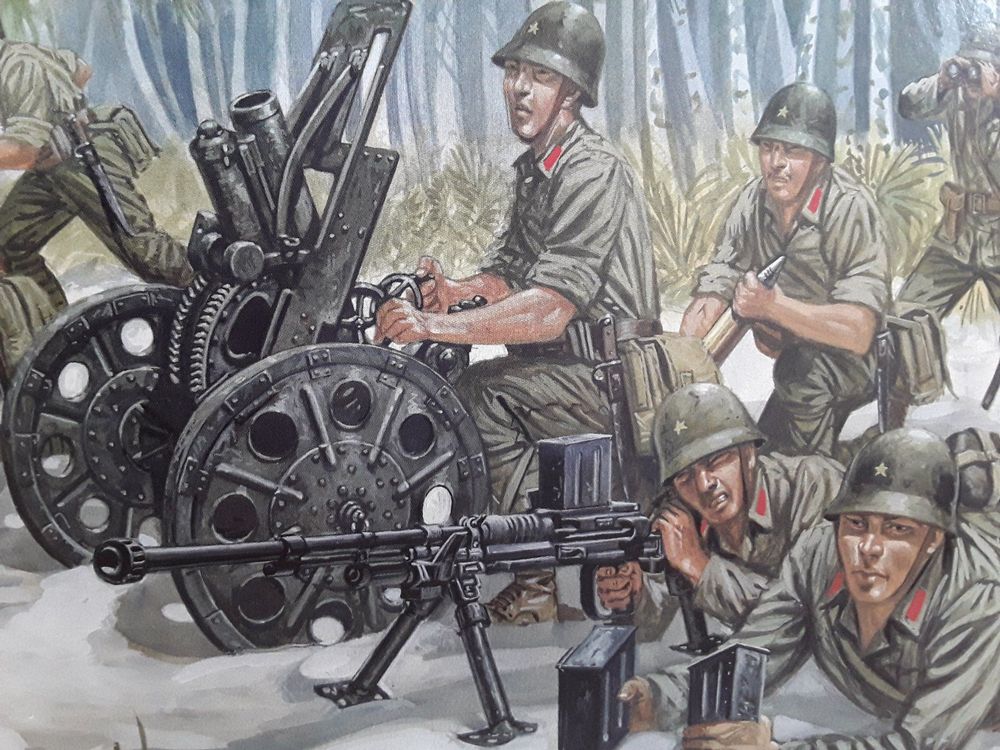 Bausatz _ Japanese M92 Light Howitzer and AT Team _ 1:72 (Neu (gemäss ...