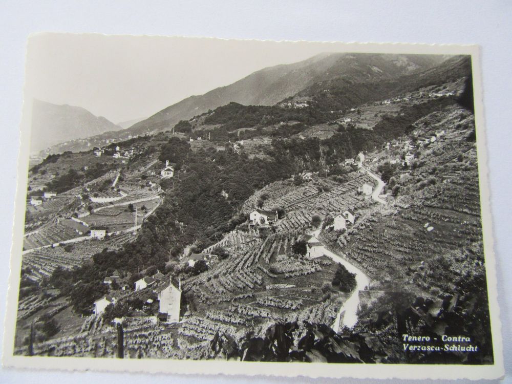 Tenero-Contra Verzasca-Schlucht, gelaufen 1957 (Gebraucht) in Kerns für CHF 3 – mit Lieferung ...