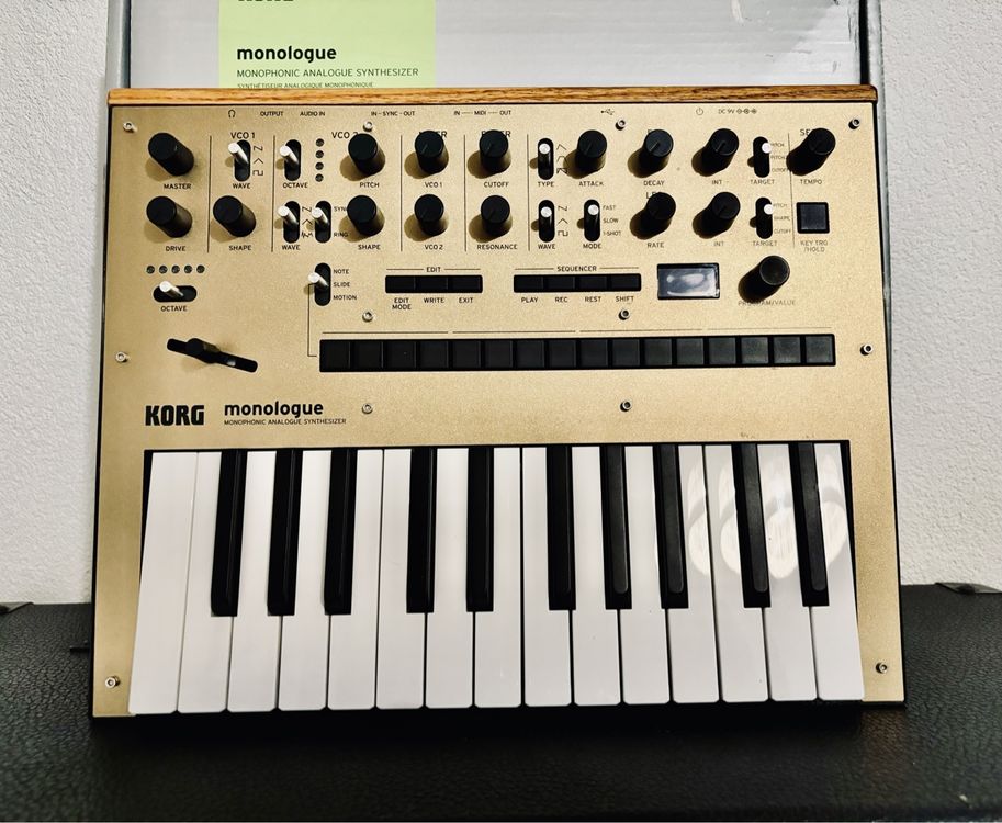 Korg Monologue Synthétiseur Analogique Gold Edition | Kaufen auf Ricardo
