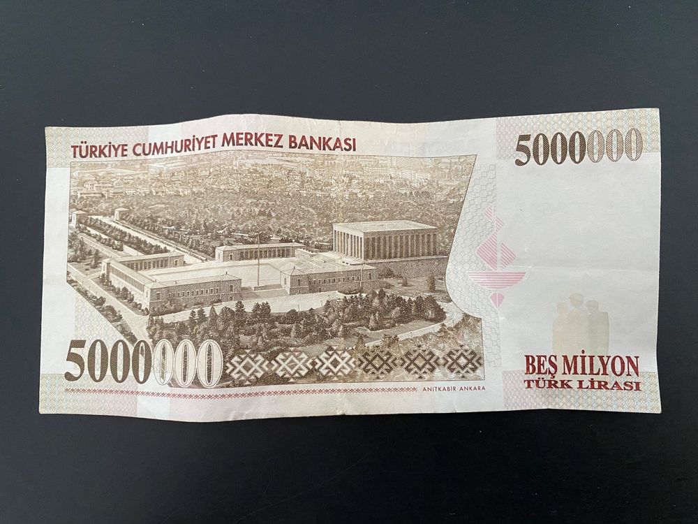 Banknote Türkei 5‘000‘000 Türk Lirasi | Kaufen auf Ricardo
