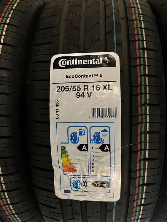 4 neue Sommerpneu Continental 205/55/16 | Kaufen auf Ricardo
