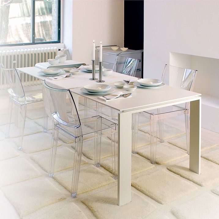 Designer Esstisch Kartell weiss 160x85cm (Gebraucht) in Lachen SZ für ...
