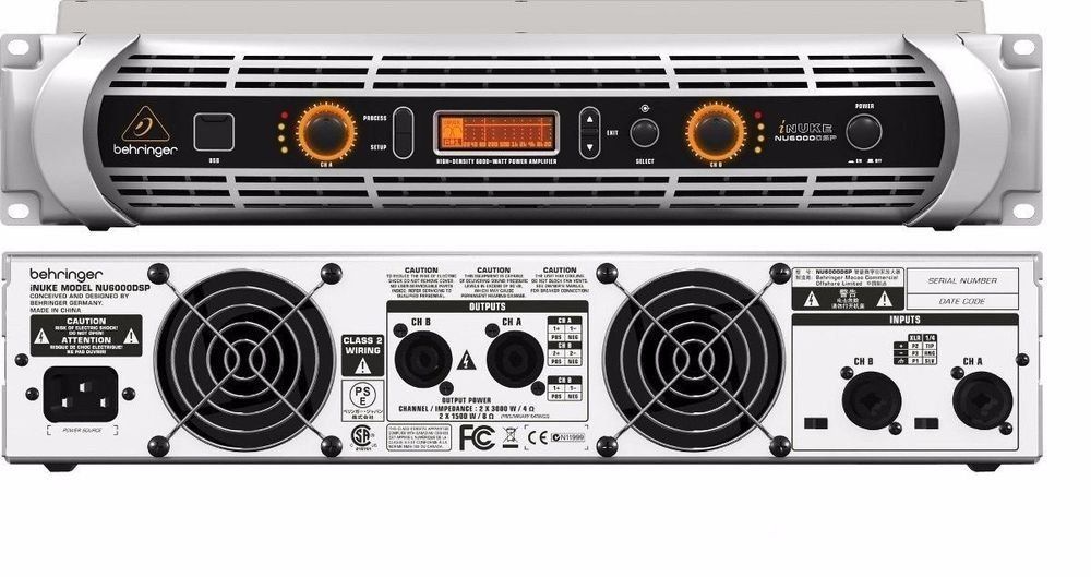 Behringer Endstufe inuke NU6000 dsp (Gebraucht) in für CHF 390 – nur Abholung auf Ricardo kaufen