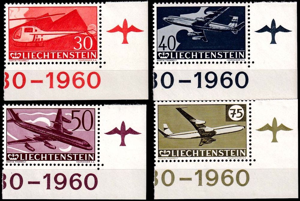 1960 Flugpost Nr. F34-F37 postfrisch** (Neu (gemäss Beschreibung)) in ...