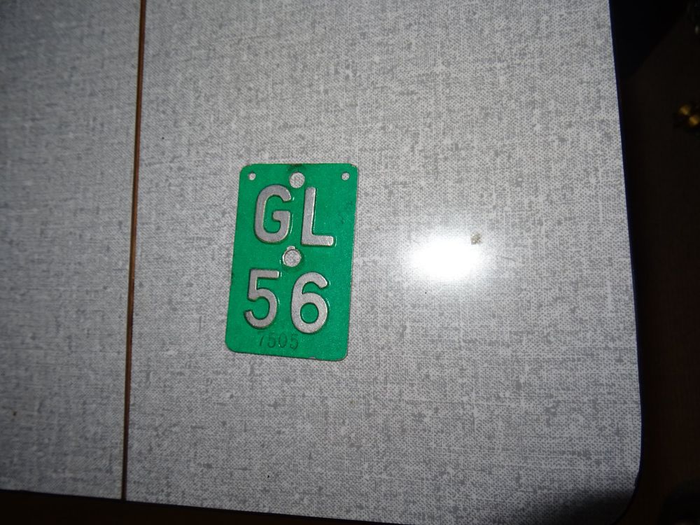 Alte Velonummer: GL 56 (Gebraucht) in Schänis für CHF 22 – mit ...