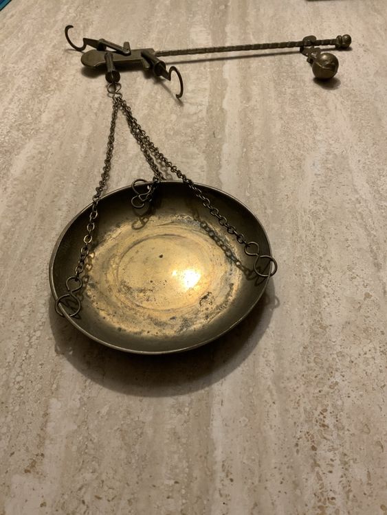 Stangenwaage mit Teller (Gebraucht) in Magden für CHF 15 – mit Lieferung auf Ricardo kaufen