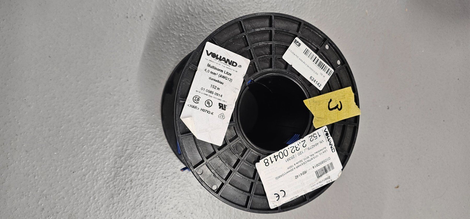 Volland Multinorm Litze 4mm2 AWG12 (Gebraucht) in Schafhausen i. E. für ...