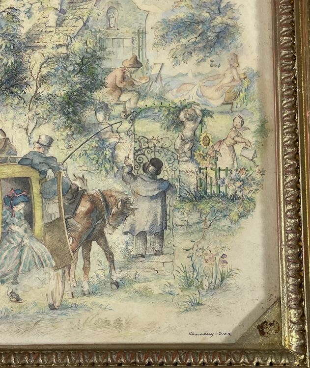 Erhard Amadeus Dier (1893-1969) Aquarell (Gebraucht) in Root für CHF 95 ...