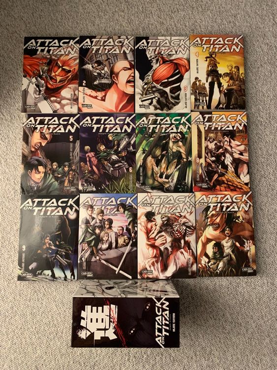Manga Set Attack on Titan Band 1-12 (Gebraucht) in Uebeschi für CHF 35 ...