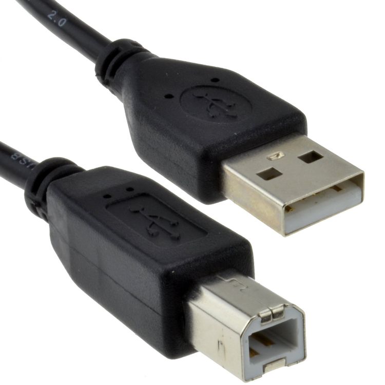 USB Druckerkabel 2.0 Kabel A Stecker auf B, 1.5m, NEU (Neu (gemäss Beschreibung)) in ...