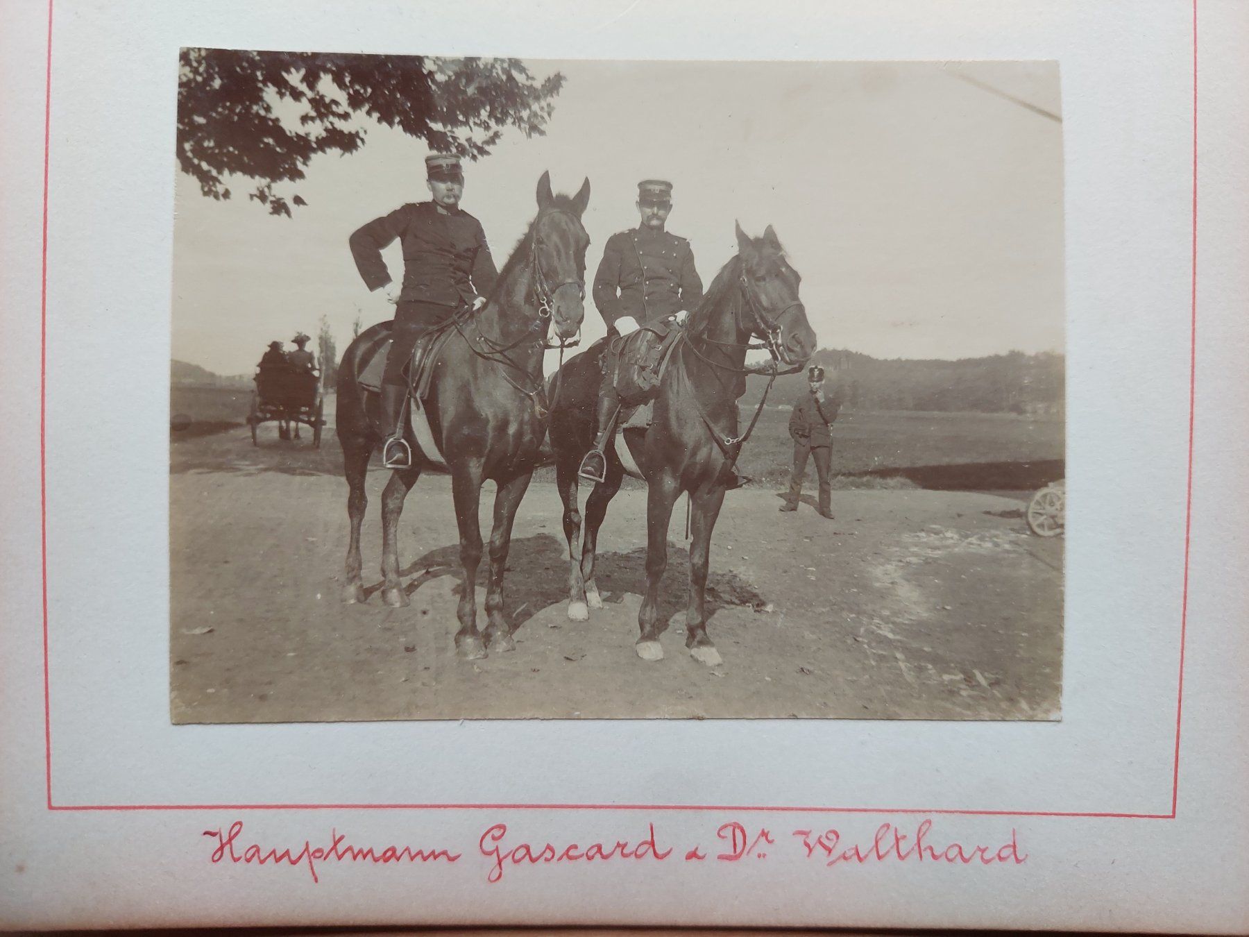 Orig. Fotos Militär Schweiz Hauptmann Gascard & Dr. Walthard (Gebraucht ...