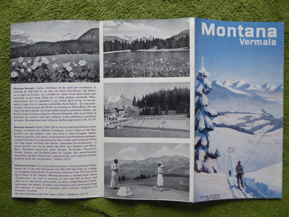 Montana Vermala, 2 Prospekte (JANUAR-AKTION) (Gebraucht) in Affoltern ...