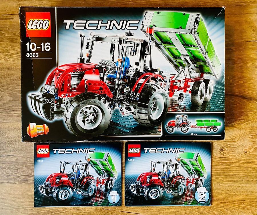 Lego Technic 8063 Traktor mit Anhänger (Gebraucht) in für CHF 145 – mit ...