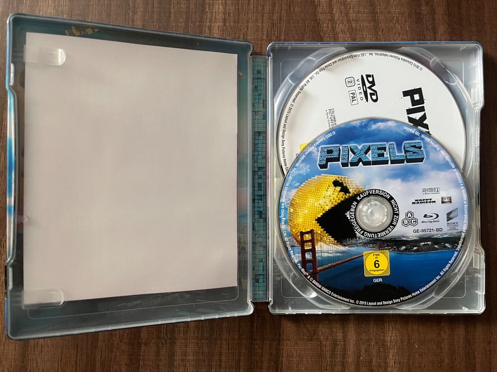 Pixels Steelbook Blu-ray DVD 📀 (Neu (gemäss Beschreibung)) in Sierre für CHF 12.95 – mit ...