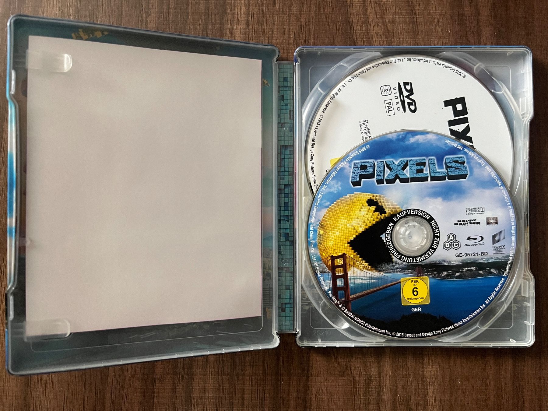 Pixels Steelbook Blu-ray DVD 📀 (Neu (gemäss Beschreibung)) in Sierre ...