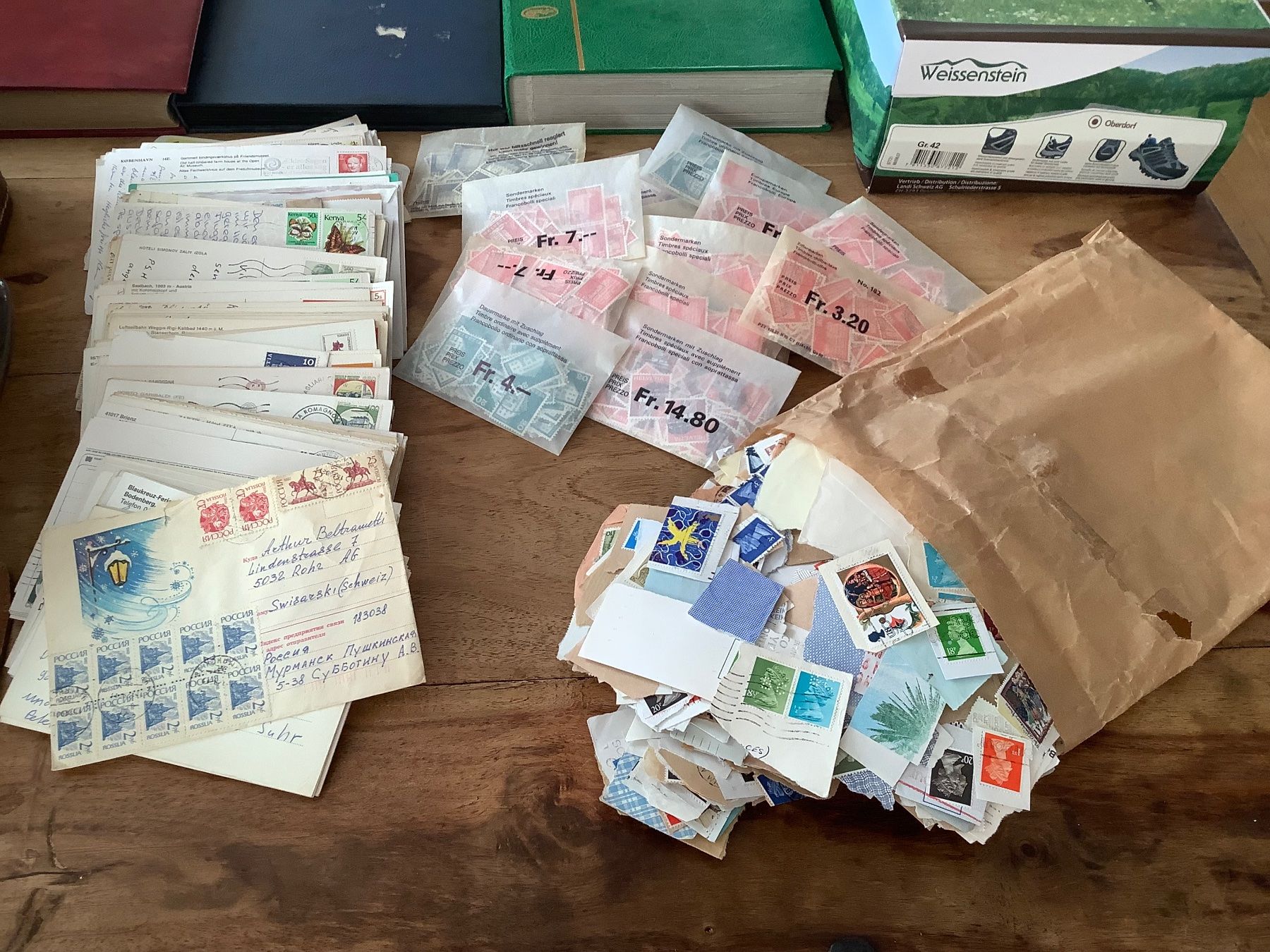 Riesiges Briefmarken Lot (Gebraucht) in Aarau-Rohr für CHF 28 – mit ...