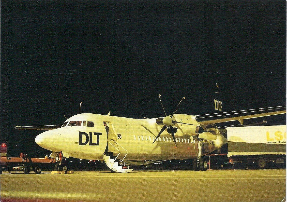 DLT Deutsche Luftverkehrsgesellschaft Fokker F50 (Neu und ...