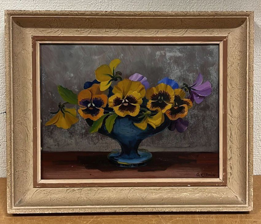 Gemälde tolles Stilleben, signiert Otto Clénin (ID C18) (Gebraucht) in Gelterfingen für CHF 100 ...
