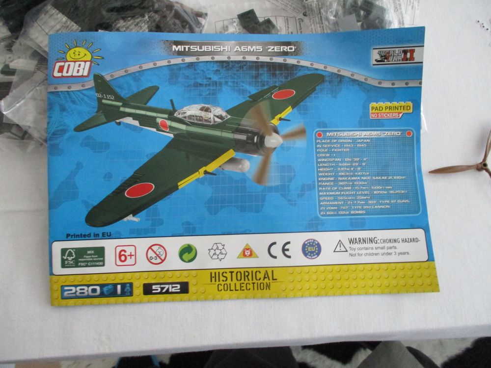 COBI Mitsubishi A6M5 Zero (Neu (gemäss Beschreibung)) in Rorschach für ...