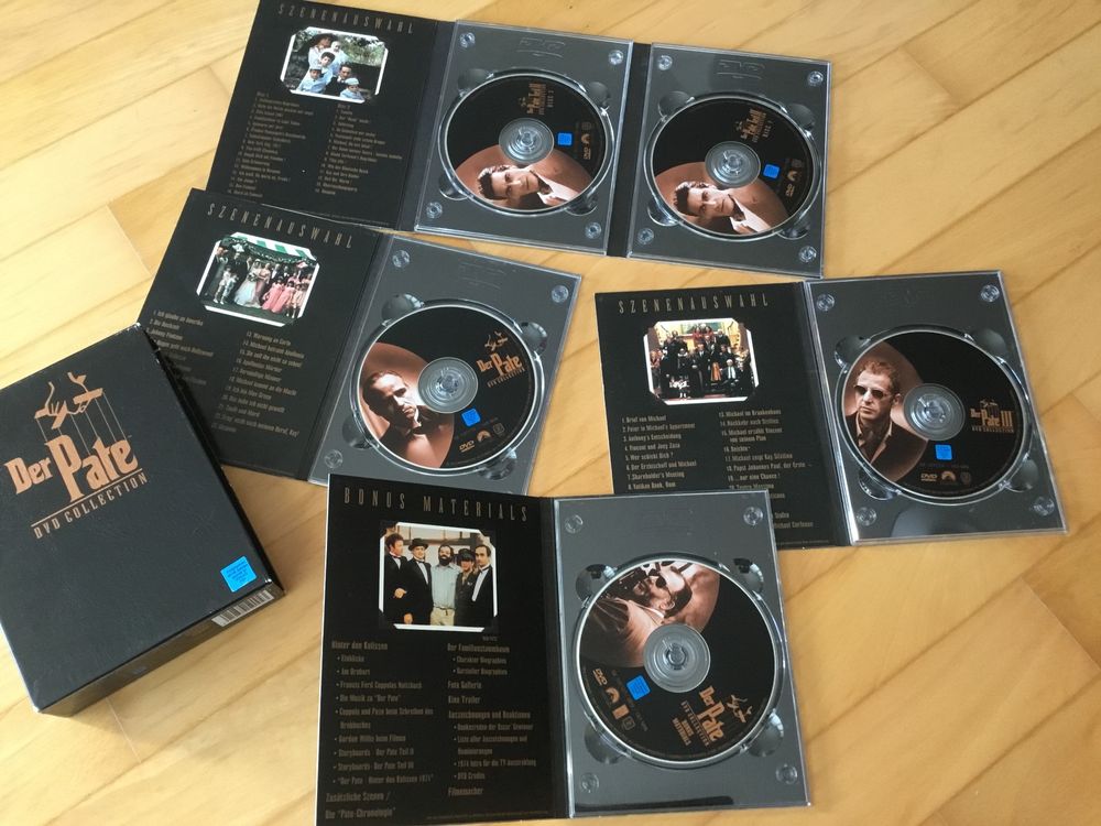 DVD Collection: Der Pate I, II und III (Gebraucht) in Kerzers für CHF 12 – mit Lieferung auf ...