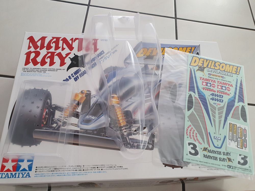 Tamiya Manta Ray Body Set (2018) | Kaufen auf Ricardo