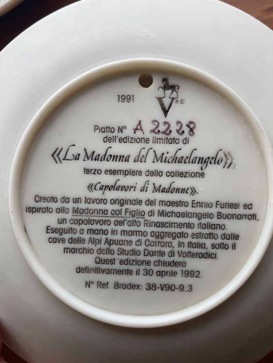 Madonna mit Kind 6 Stück weiss Meisterwerke der Madonnen (Gebraucht) in ...