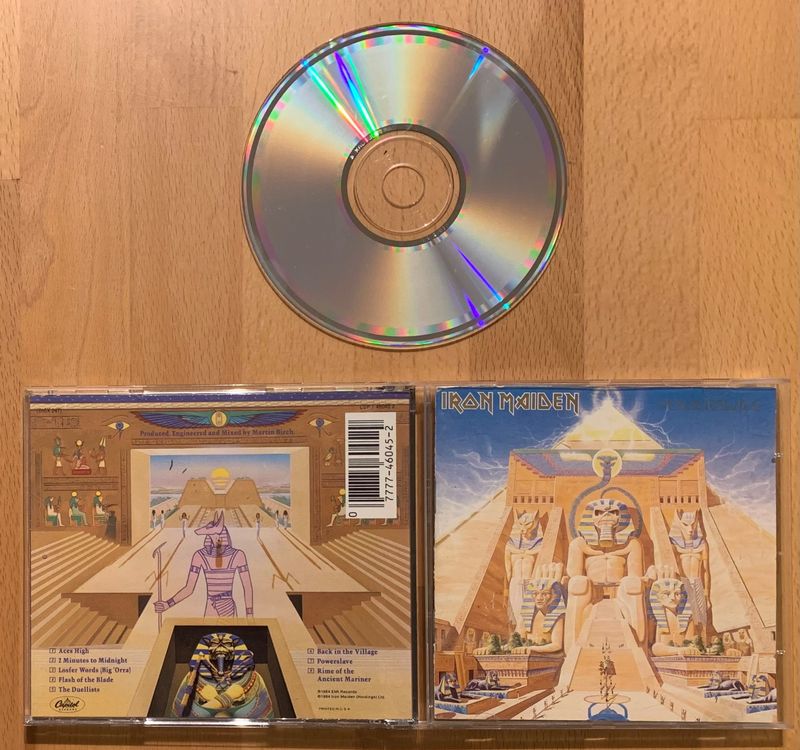 CD - Iron Maiden: Powerslave - Capitol Records (Gebraucht) in ...