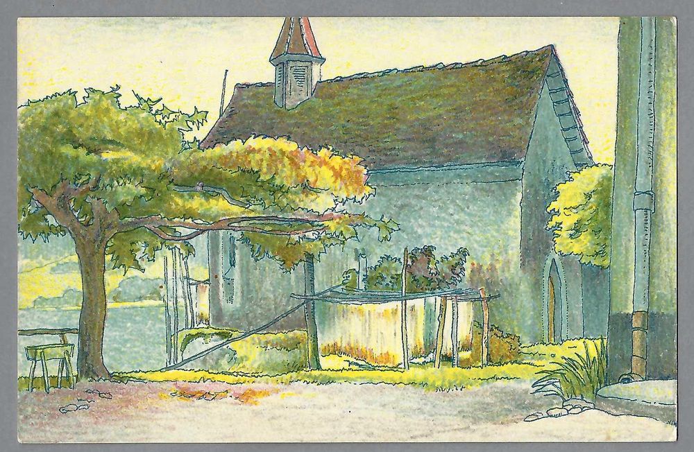 HUREDEN, ZÜRICHSEE, KÜNSTLER LITO SIGN. STIEFEL * (Gebraucht) in Pura ...