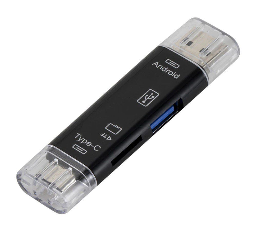 Universal USB und microSD Reader 3in1 USB-C/USB-A/microUSB (Neu und ...