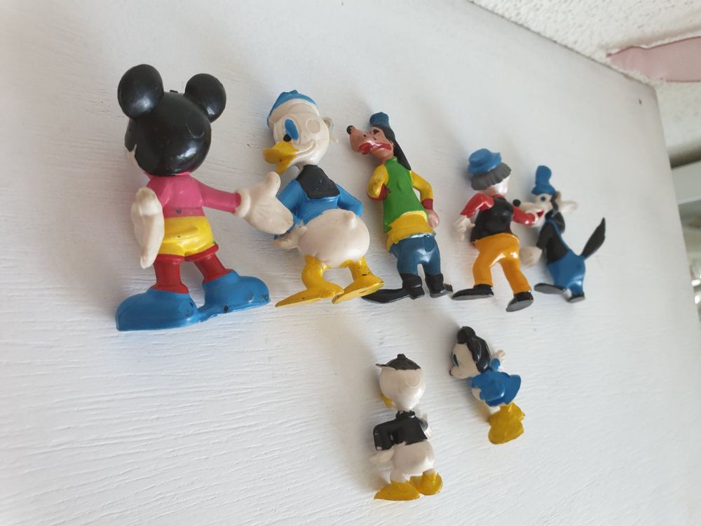 7 Sammlerfiguren Disney Figuren Goofy Mickey Donald Daniel | Kaufen auf ...
