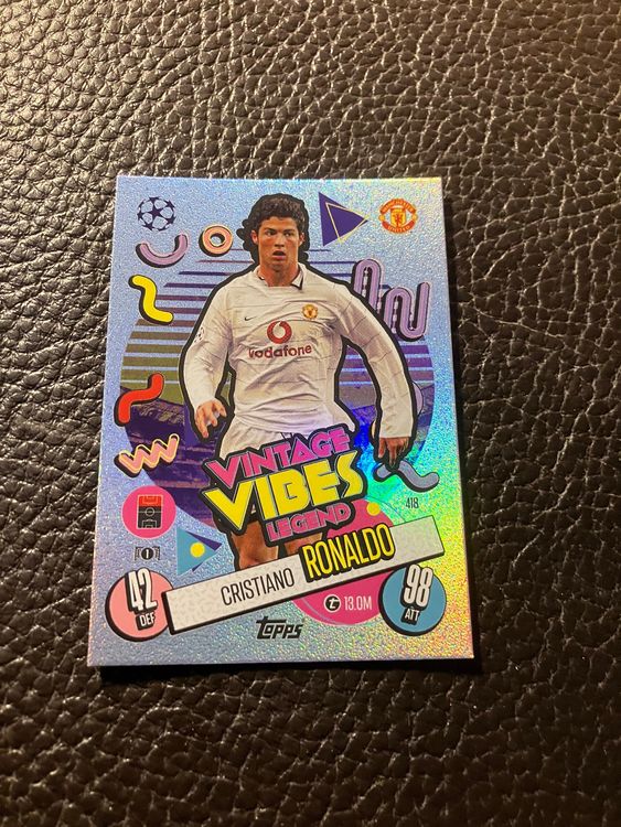 Topps Match Attax 2024-25 Cristiano Ronaldo Vintage Vibes (Neu (gemäss Beschreibung)) in Chur ...