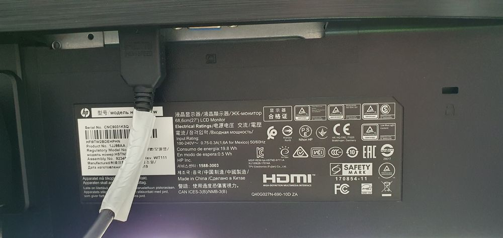 Monitor von HP 27w | Kaufen auf Ricardo