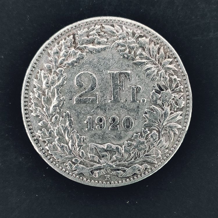 2 Franken Silbermünze 1920 | Kaufen auf Ricardo