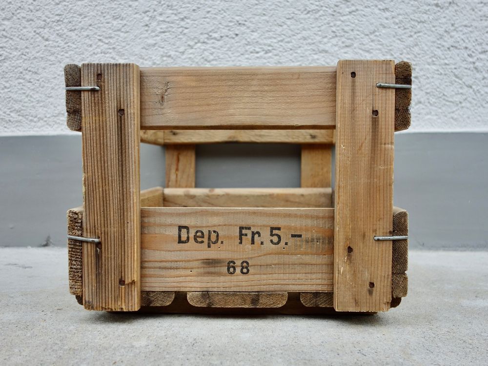 1 alte Holzkiste SCHWEPPES 1968 Kiste Getränkekiste Harass (Gebraucht ...