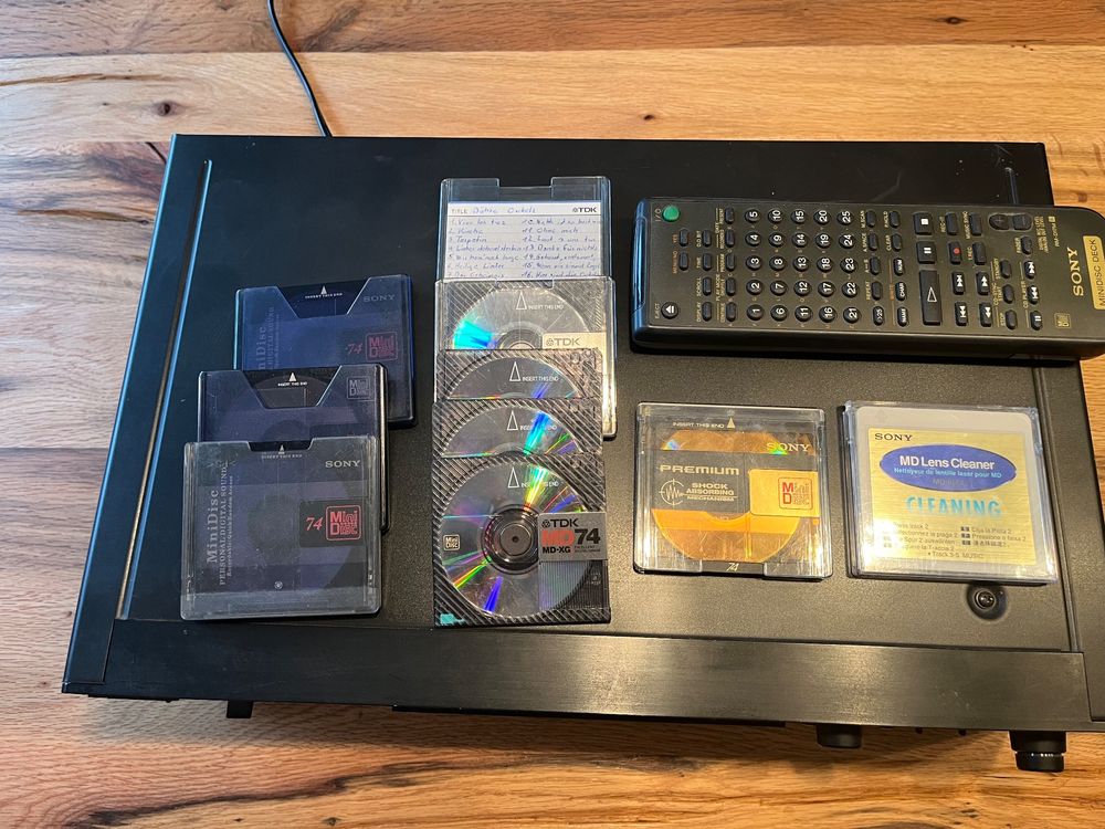MiniDisc Player mit Discs von Sony MDS-JB920 (Gebraucht) in Bäretswil ...