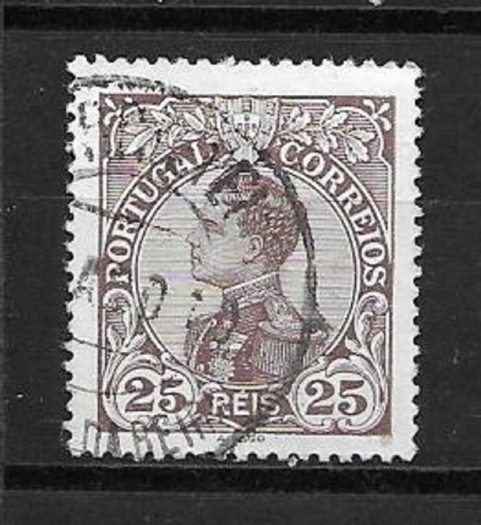 Portugal 1910: König Manuel II. 25 Reis lilabraun (Gebraucht) in Zürich ...