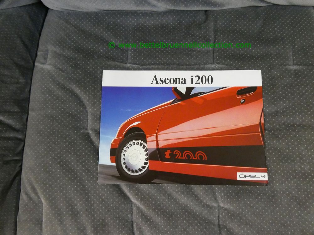 Opel Ascona C i200 1986/12 Prospekt deutsch GM-Biel | Kaufen auf Ricardo